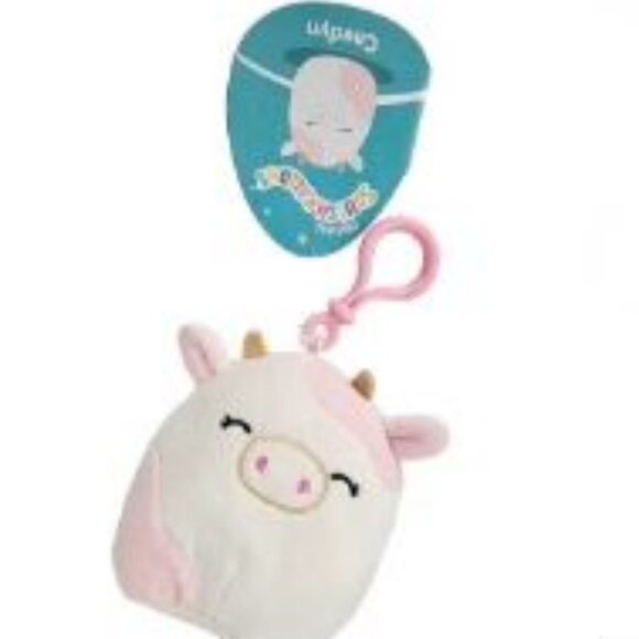 Squishmallows | Toys | Squishmallow Caedyn The Cow Clip | Poshmark